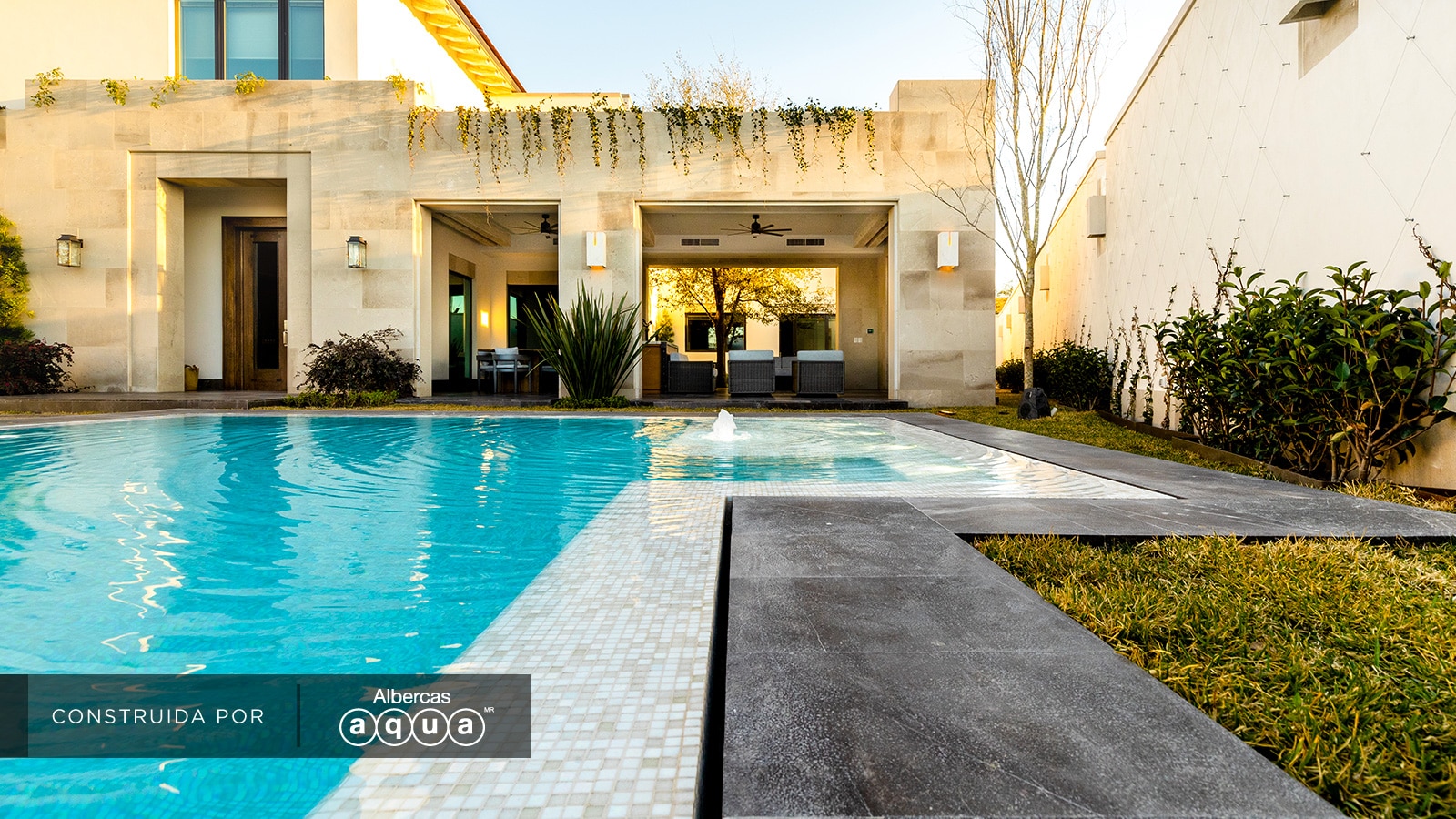 Albercas residenciales: un pedacito de mar para tu hogar - Albercas Aqua